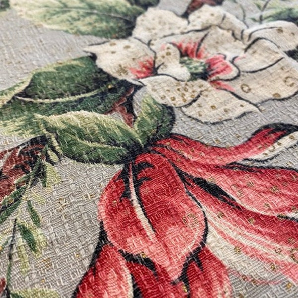 1940s Barkcloth - Etsy