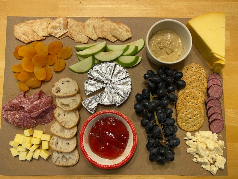 Charcuterie Board List & Layout- Beginner Board - Etsy