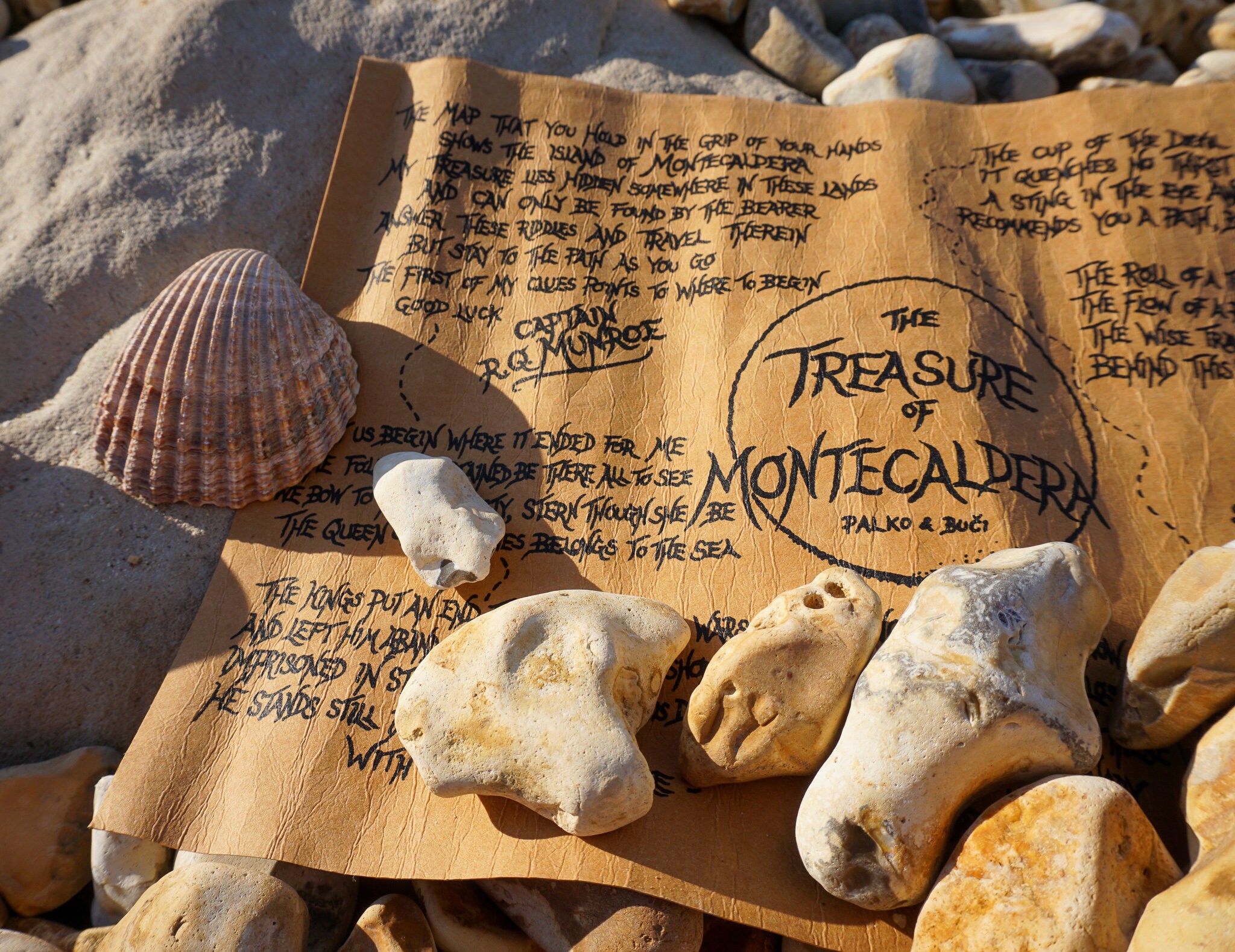 Treasure Map With Riddles for Family Games and Pirate Parties - Etsy ...