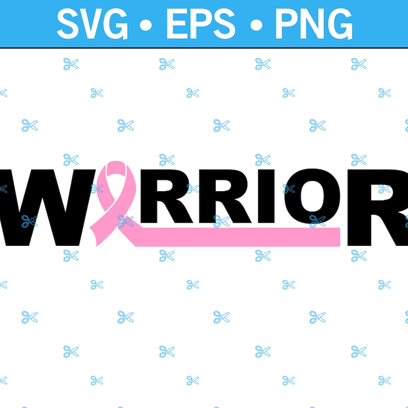 Cancer Warrior Svg - Etsy