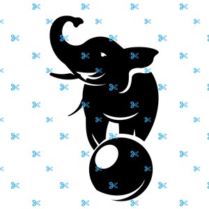 Circus Elephant SVG, Elephant Svg, Animal Svg, Wild Animal Svg, Jungle ...