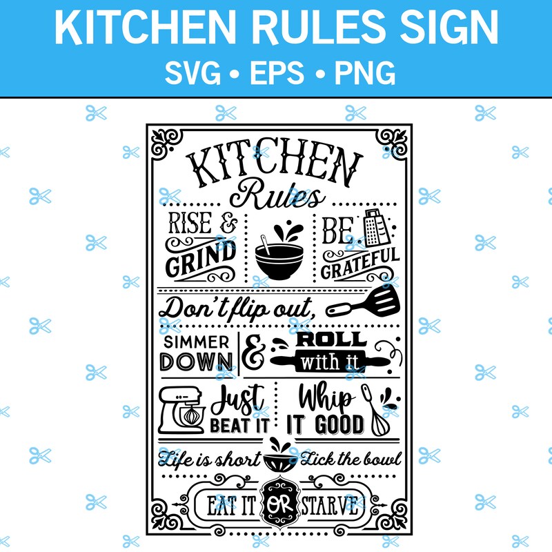 Kitchen Rules - Etsy