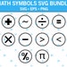 Math Symbols SVG Bundle, Student Svg, Learning Svg, Symbols Svg, School ...