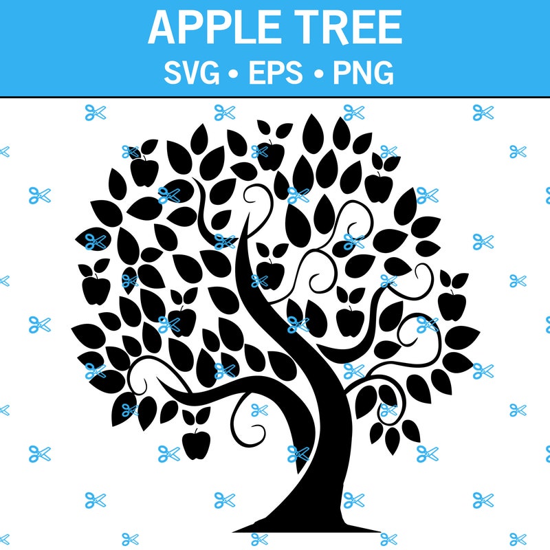 Apple Tree Decal - Etsy