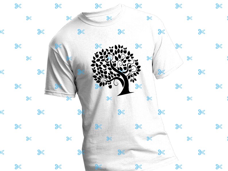 Apple Tree Decal SVG Apple Tree Leaves Summer Tree Svg | Etsy