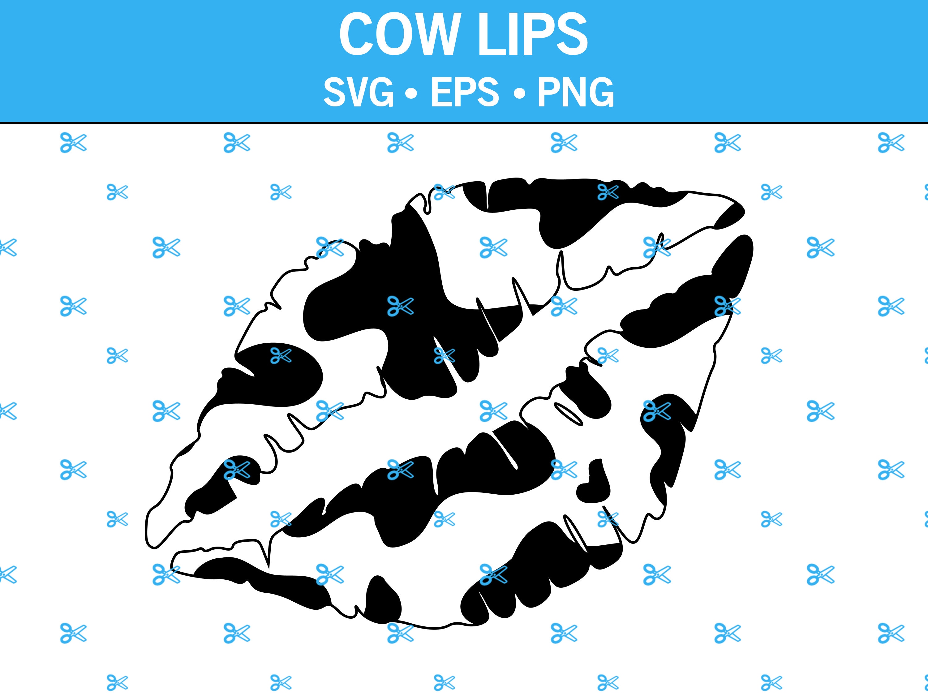 Paquete SVG de labios de moda de vaca Moo Svg Farm Svg Farm - Etsy España