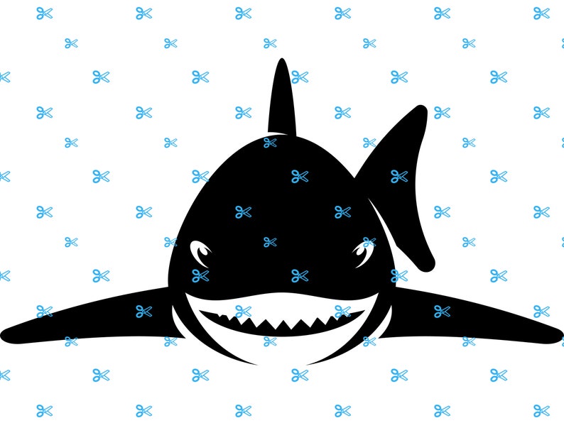 Swimming Shark SVG Shark Svg Fish SVG Ocean Animal Svg - Etsy