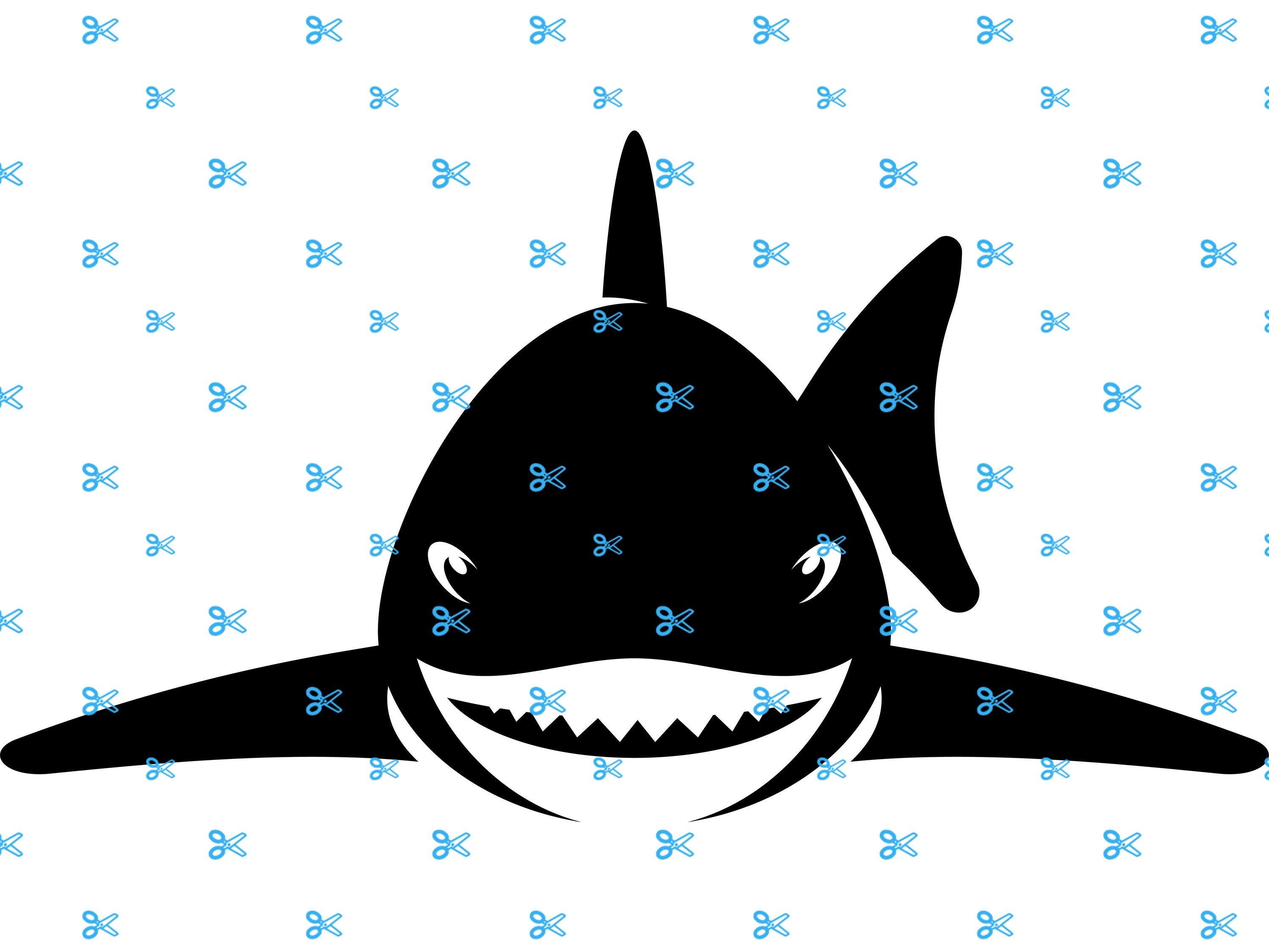 Tiburón nadador SVG Tiburón Svg Pez SVG Ocean Animal Svg - Etsy España