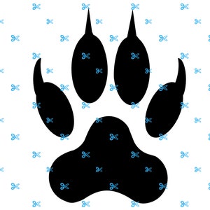 Wolf Paw Print SVG, Animal Svg, Paws Svg, Paw Print, Dog Paws, Wolf ...