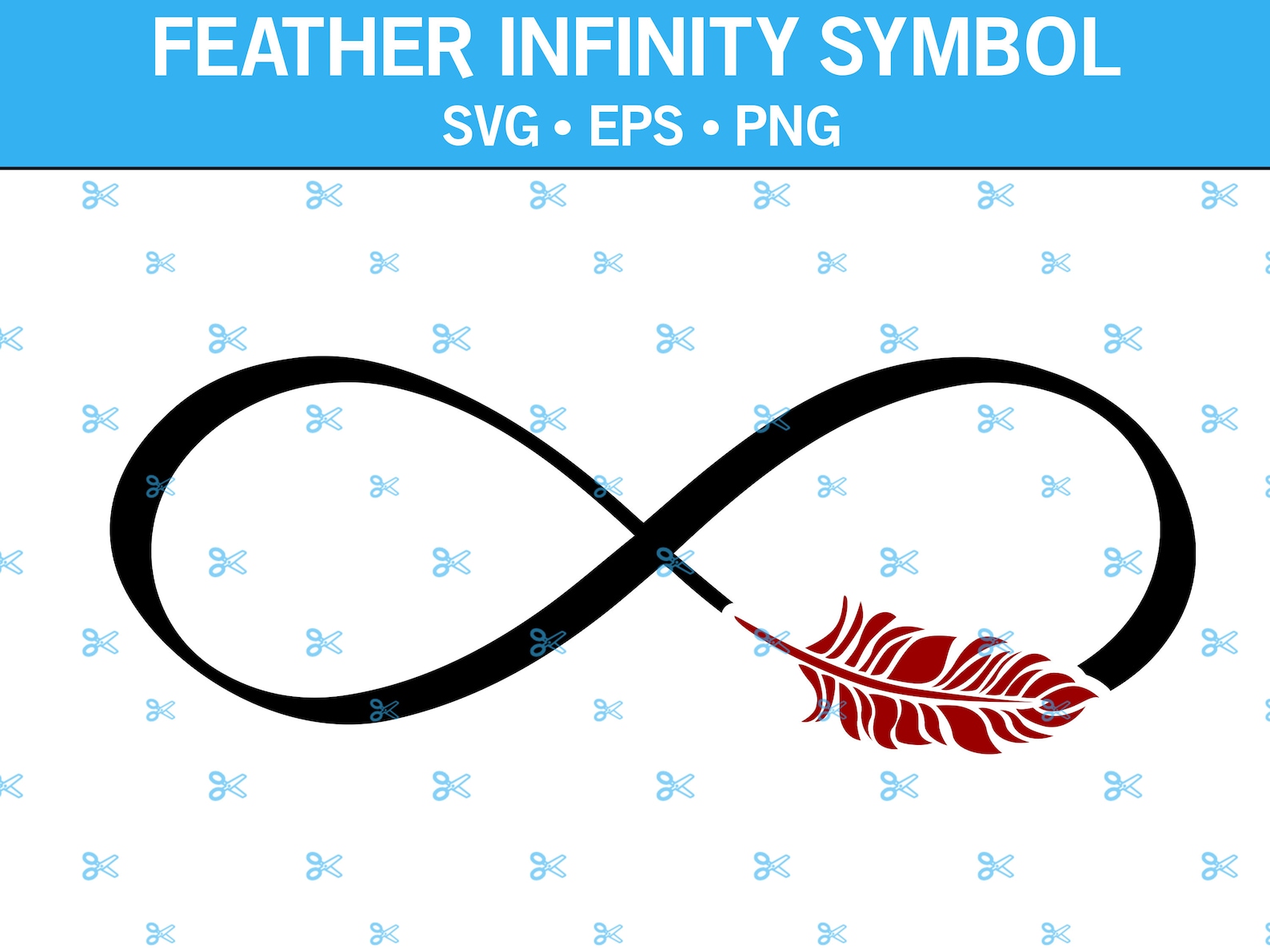 Feather Infinity Symbol Svg, Meditation Symbol Svg, Spiritual Symbol ...