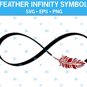 Feather Infinity Symbol Svg, Meditation Symbol Svg, Spiritual Symbol ...