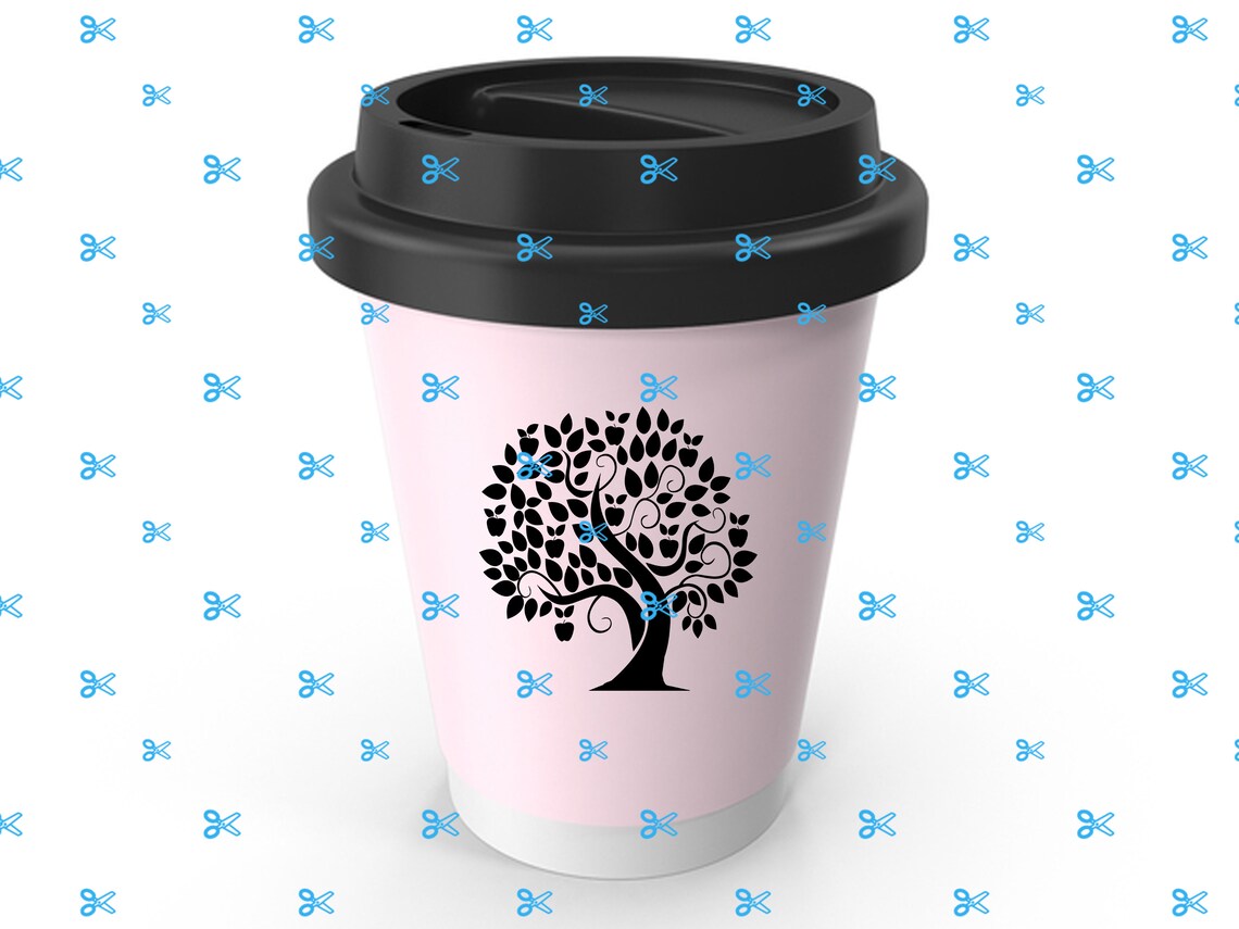 Apple Tree Decal SVG Apple Tree Leaves Summer Tree Svg | Etsy