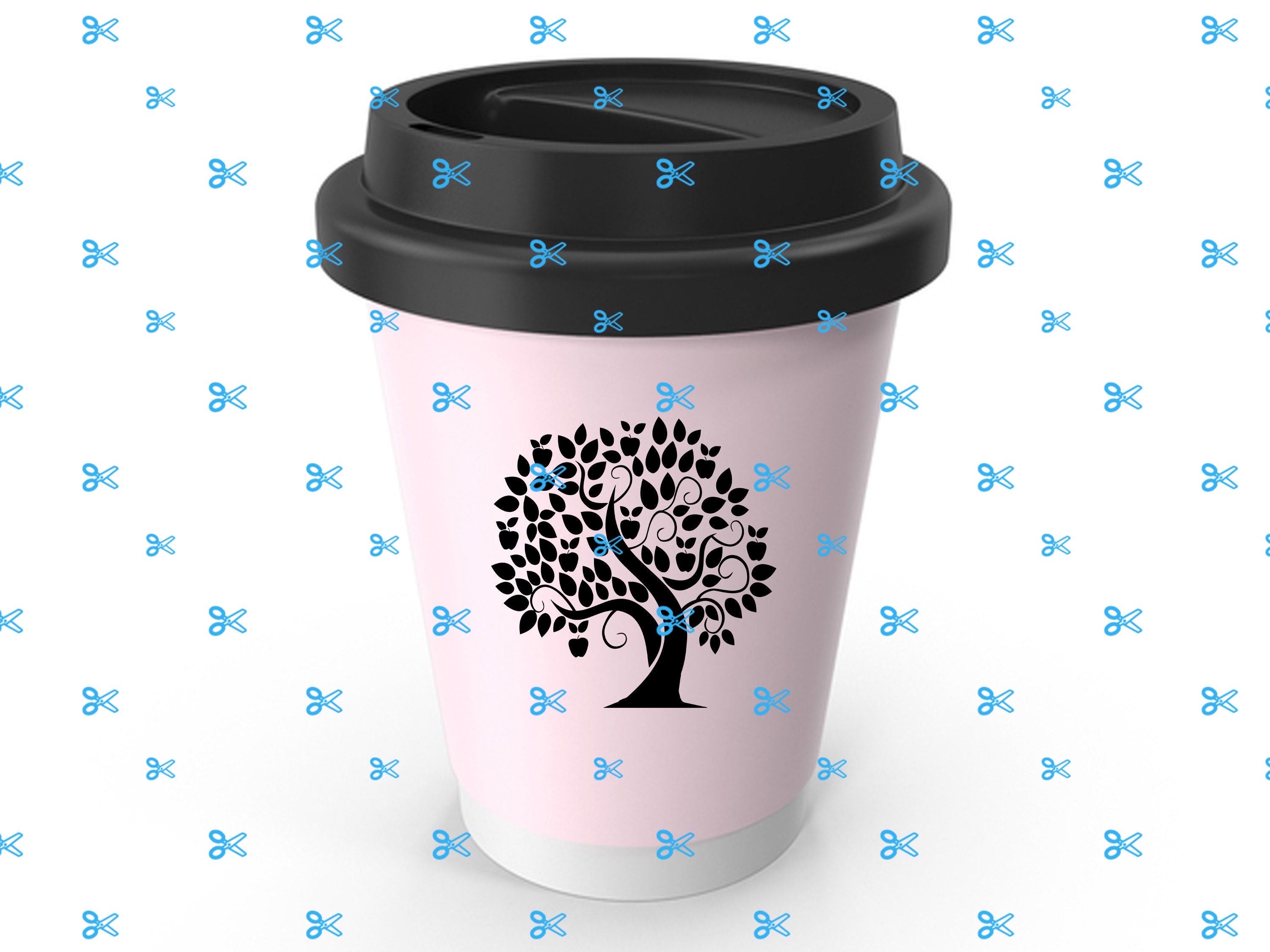 Apple Tree Decal SVG Apple Tree Leaves Summer Tree Svg - Etsy