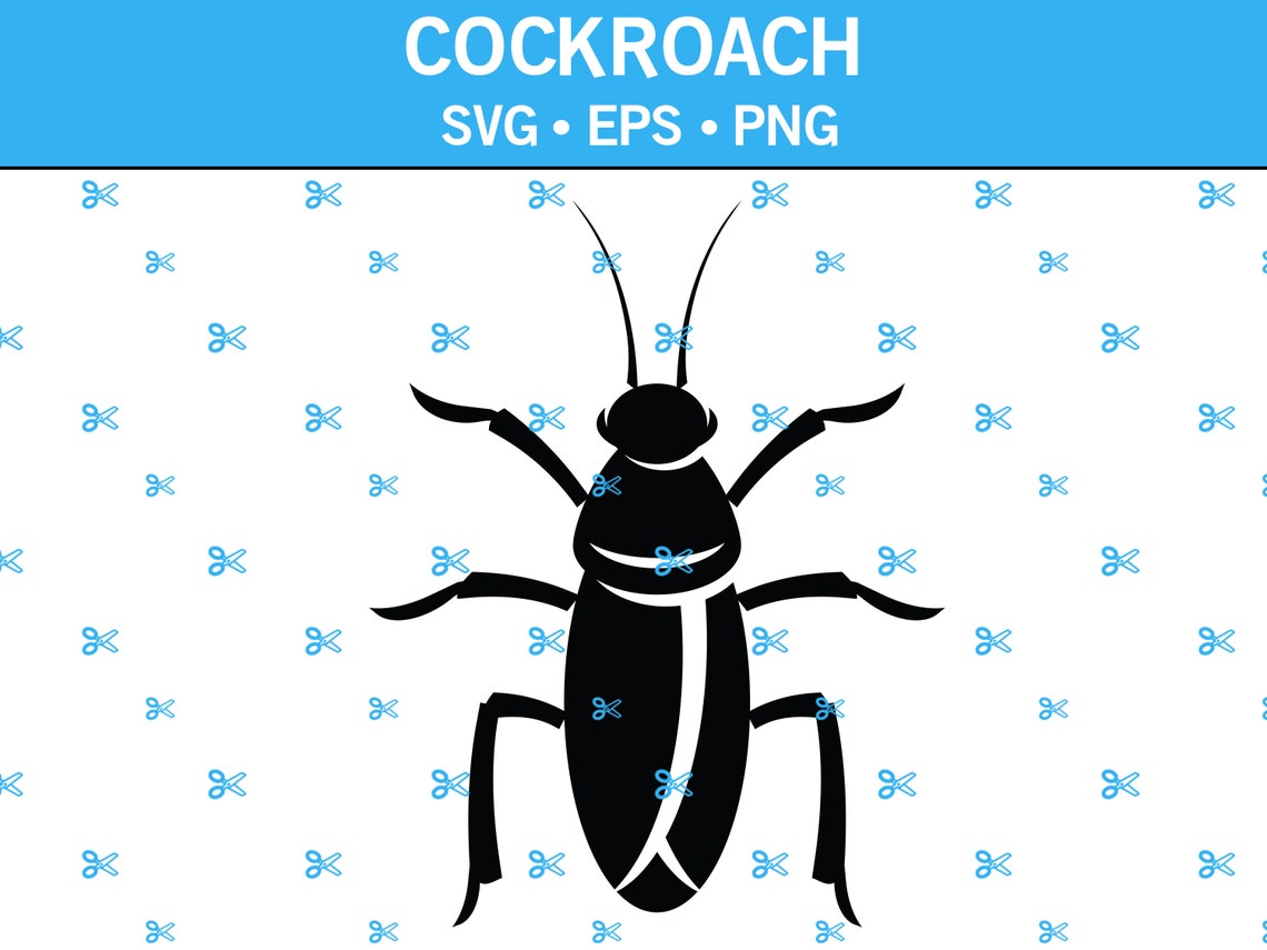 Cockroach SVG Insect Svg Cockroach Clip Art Cockroach | Etsy