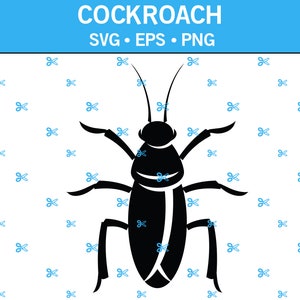 Cockroach SVG, Insect Svg, Cockroach Clip Art, Cockroach Vector, Bug ...