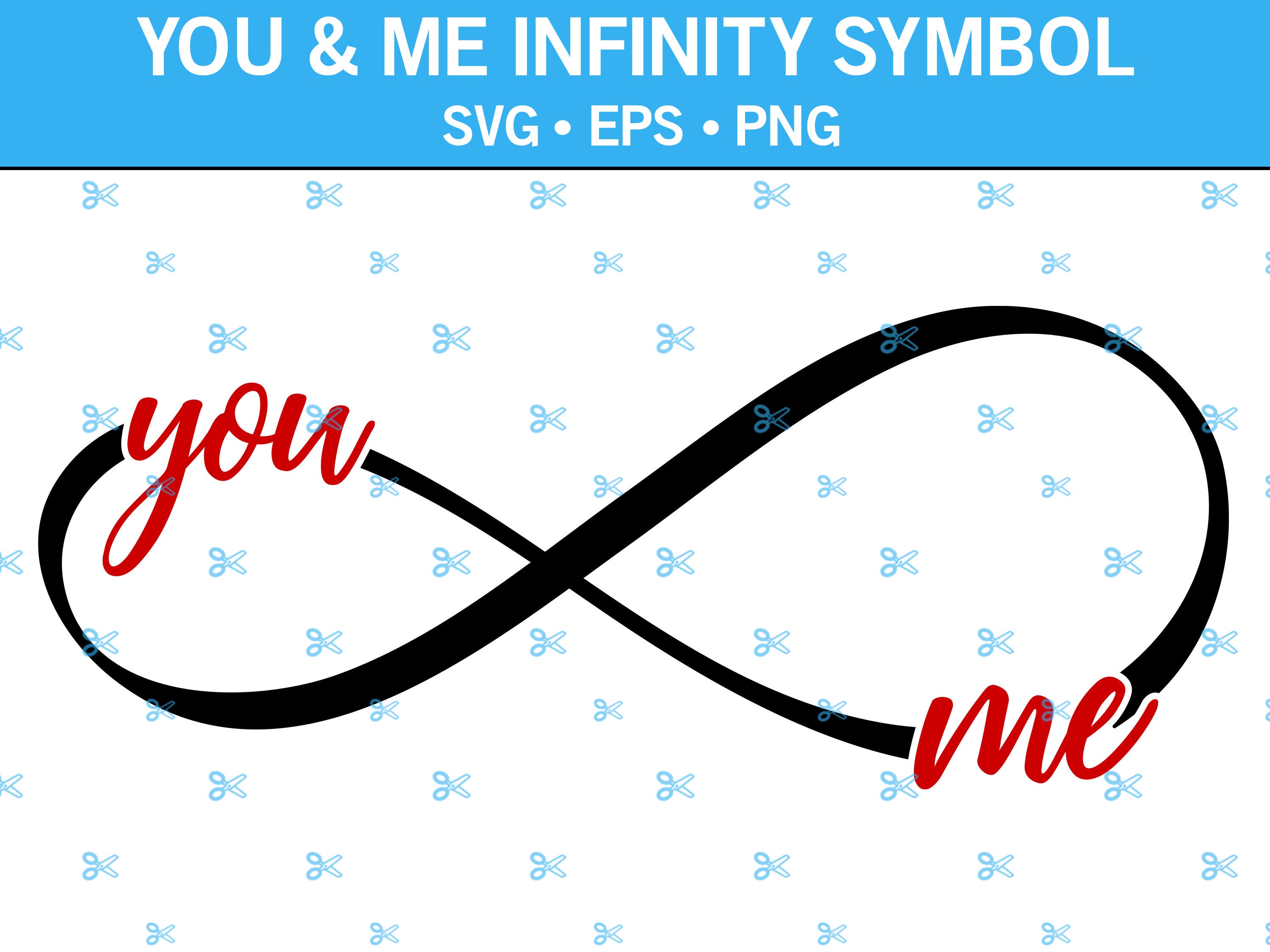 You and Me Infinity Symbol Svg Meditation Symbol Svg - Etsy
