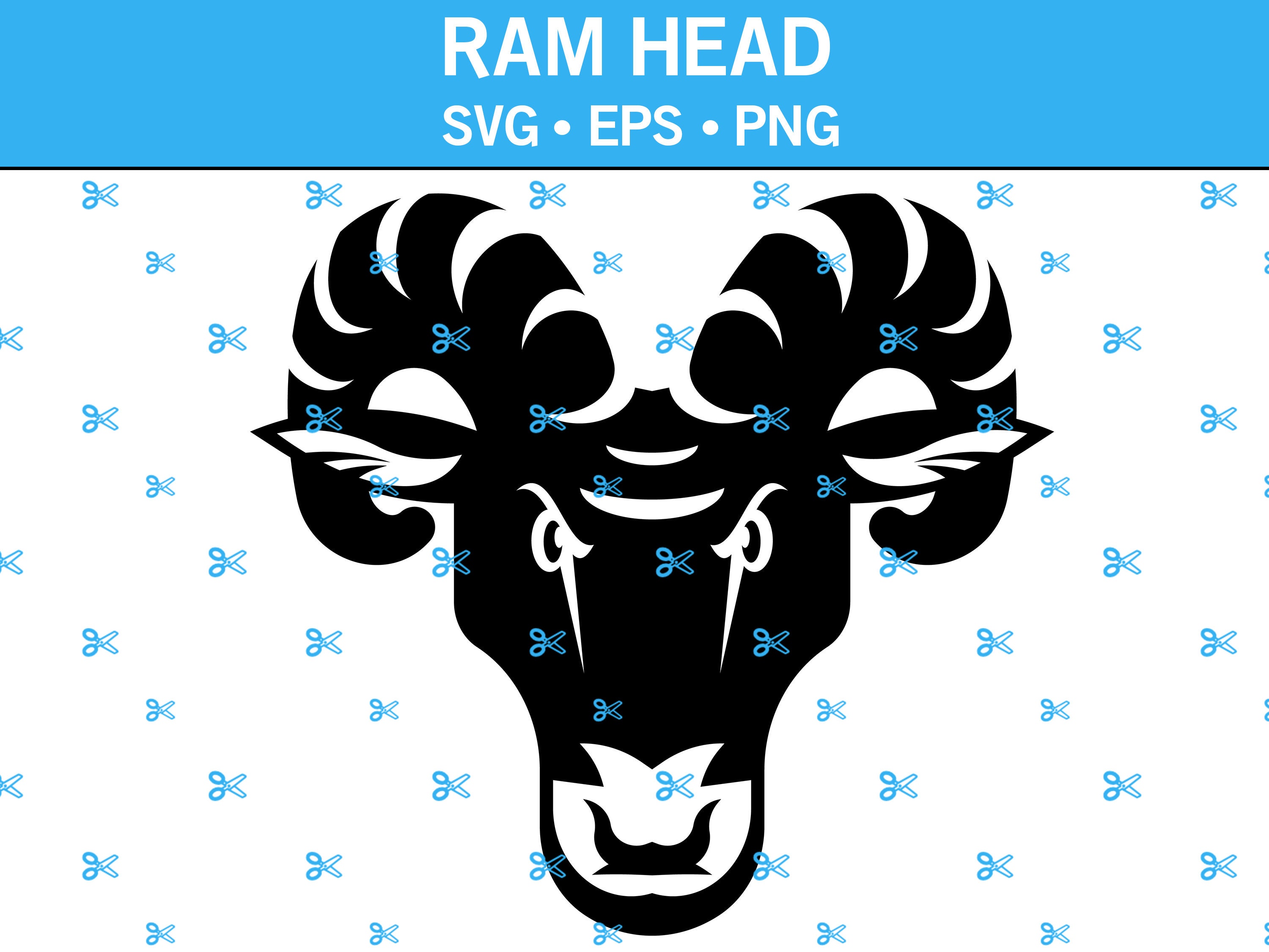 Ram Head SVG Ram Svg Mountain Goat Svg Ram Clip Art Goat - Etsy Australia