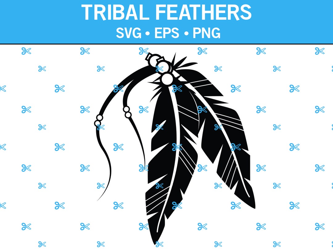 Tribal Feathers SVG, Feathers Svg, Animal Svg, Tribal Svg, Bird ...