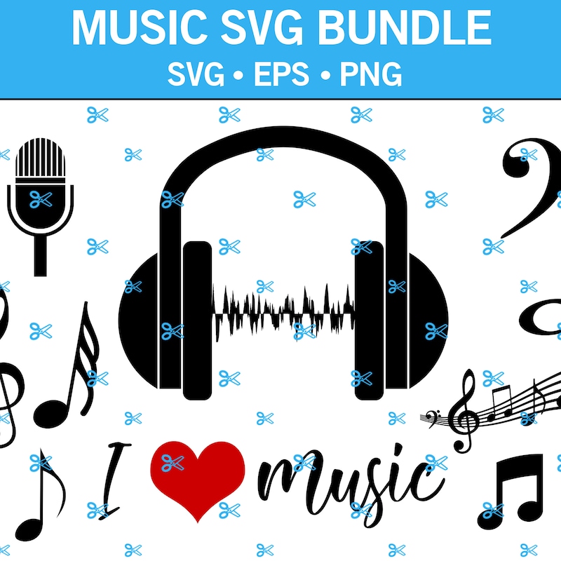 Music Svg - Etsy