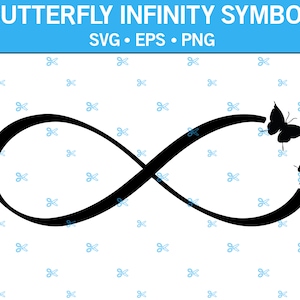 Butterfly Infinity Symbol Svg, Meditation Symbol Svg, Spiritual Symbol ...