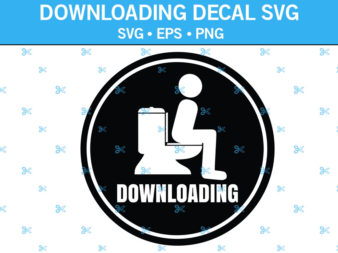 Downloading Poop Stickman Decal SVG Pooping Svgfunny Decal | Etsy