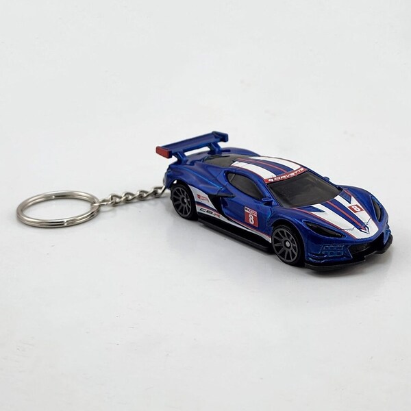 Corvette Matchbox C8 Keychain - Etsy