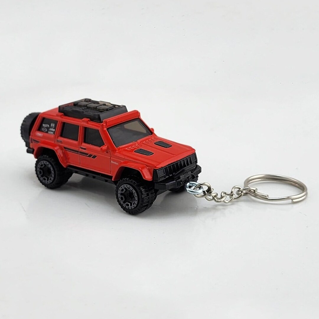 Hotwheels Jeep Cherokee Keychain - Etsy