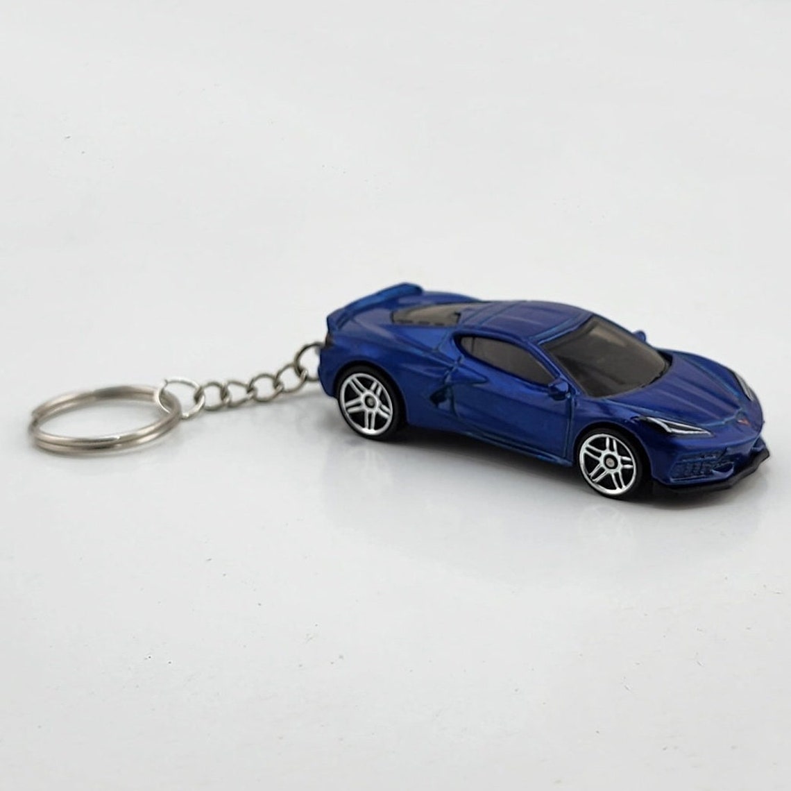 Car Keychain C8 Corvette - Etsy