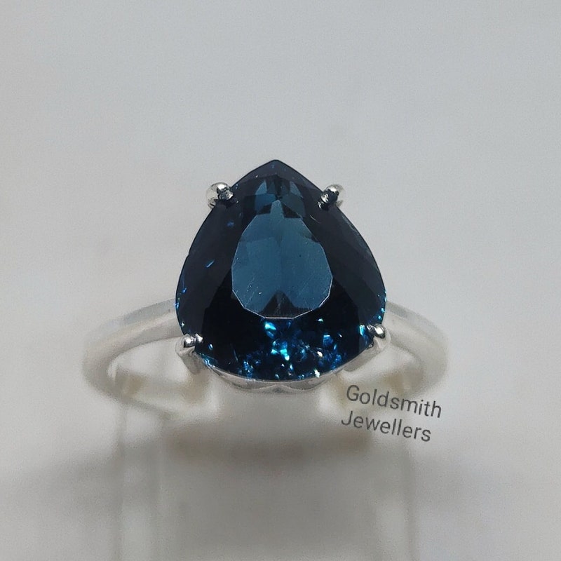 London Topaz Ring - Etsy