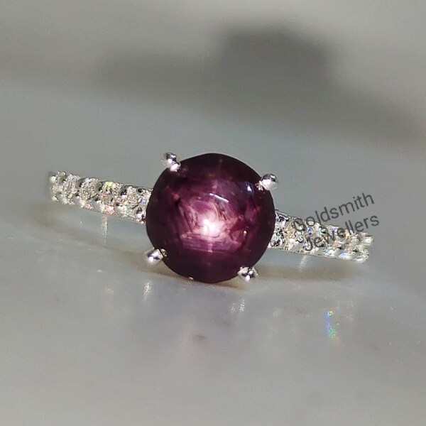 Star Ruby Ring - Etsy