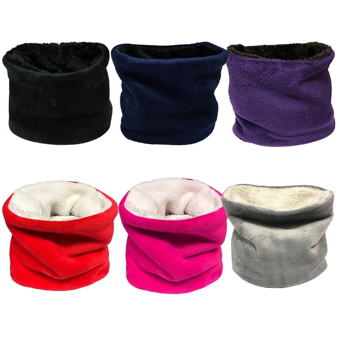 Kids, Boy Girls Ultra Snug Fleece Neck Warmer Head Gear - Etsy UK