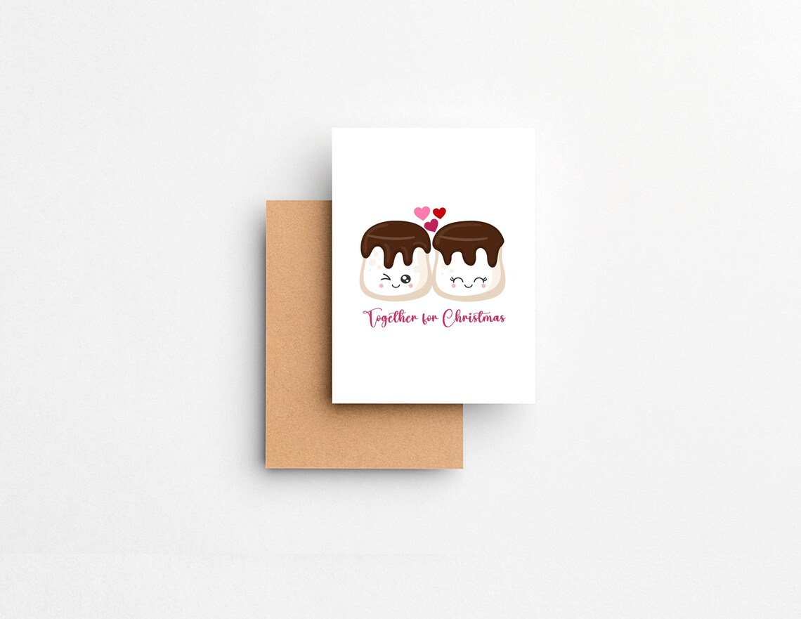 Christmas S'mores Note Cards W/envelopes Card or Sets Greeting Cards ...