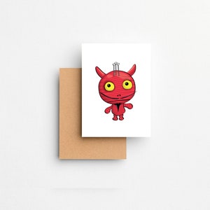 Modern Retro Voodoo Doll Note Cards W/envelopes Set of 4 or 8 Greeting ...