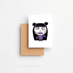 Modern Retro Voodoo Doll Note Cards W/envelopes Set of 4 or 8 Greeting ...