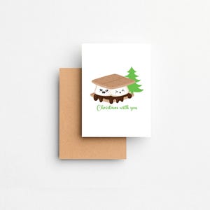 Christmas S'mores Note Cards W/envelopes Card or Sets Greeting Cards ...
