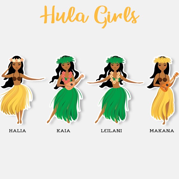 Hula Girl - Etsy
