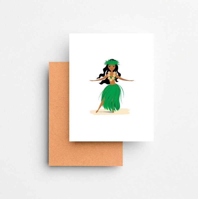 Hula Greeting Cards - Etsy