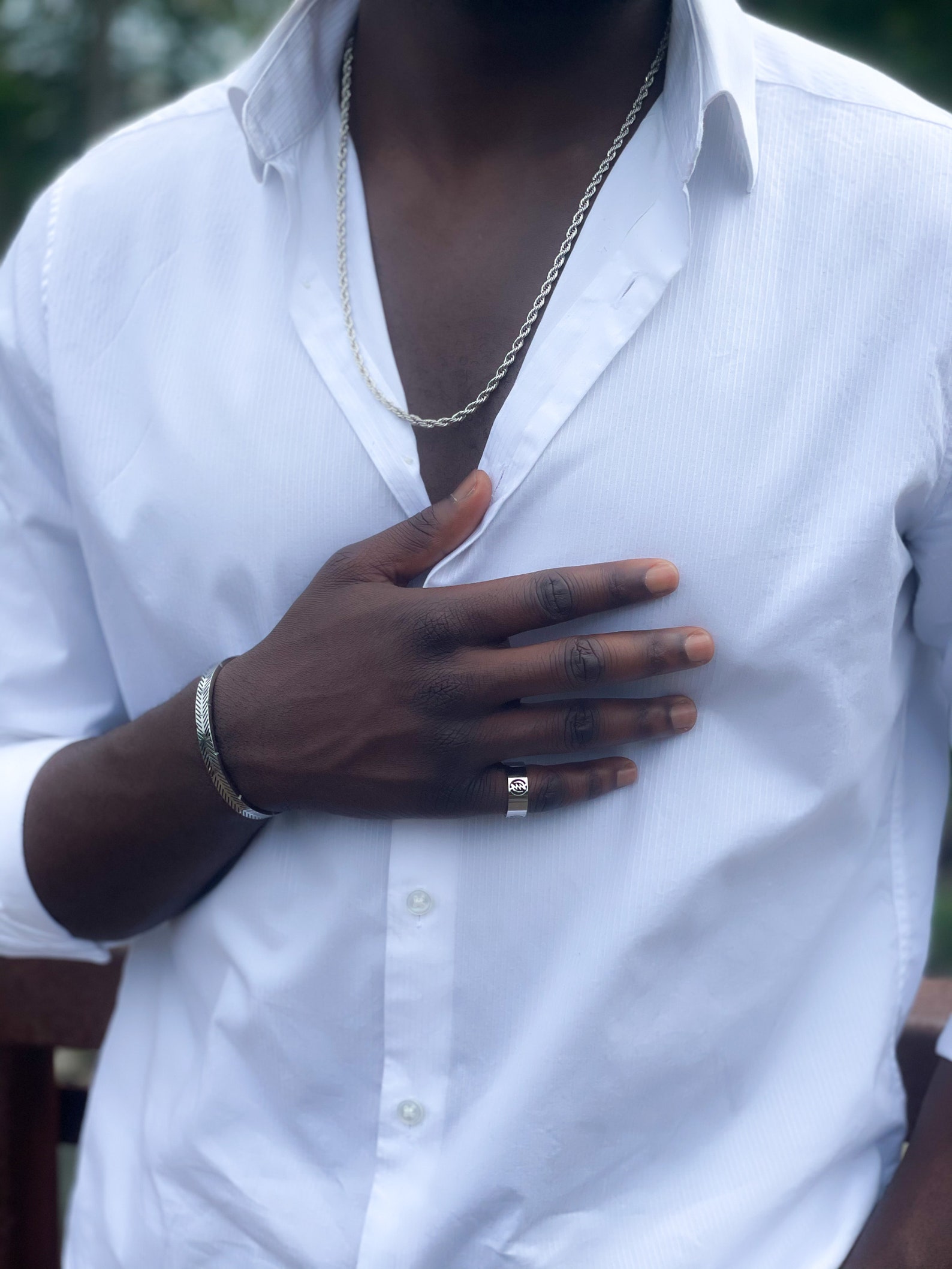 Gye Nyame Ring Adinkra Ring for Men Ghanaian Akan - Etsy