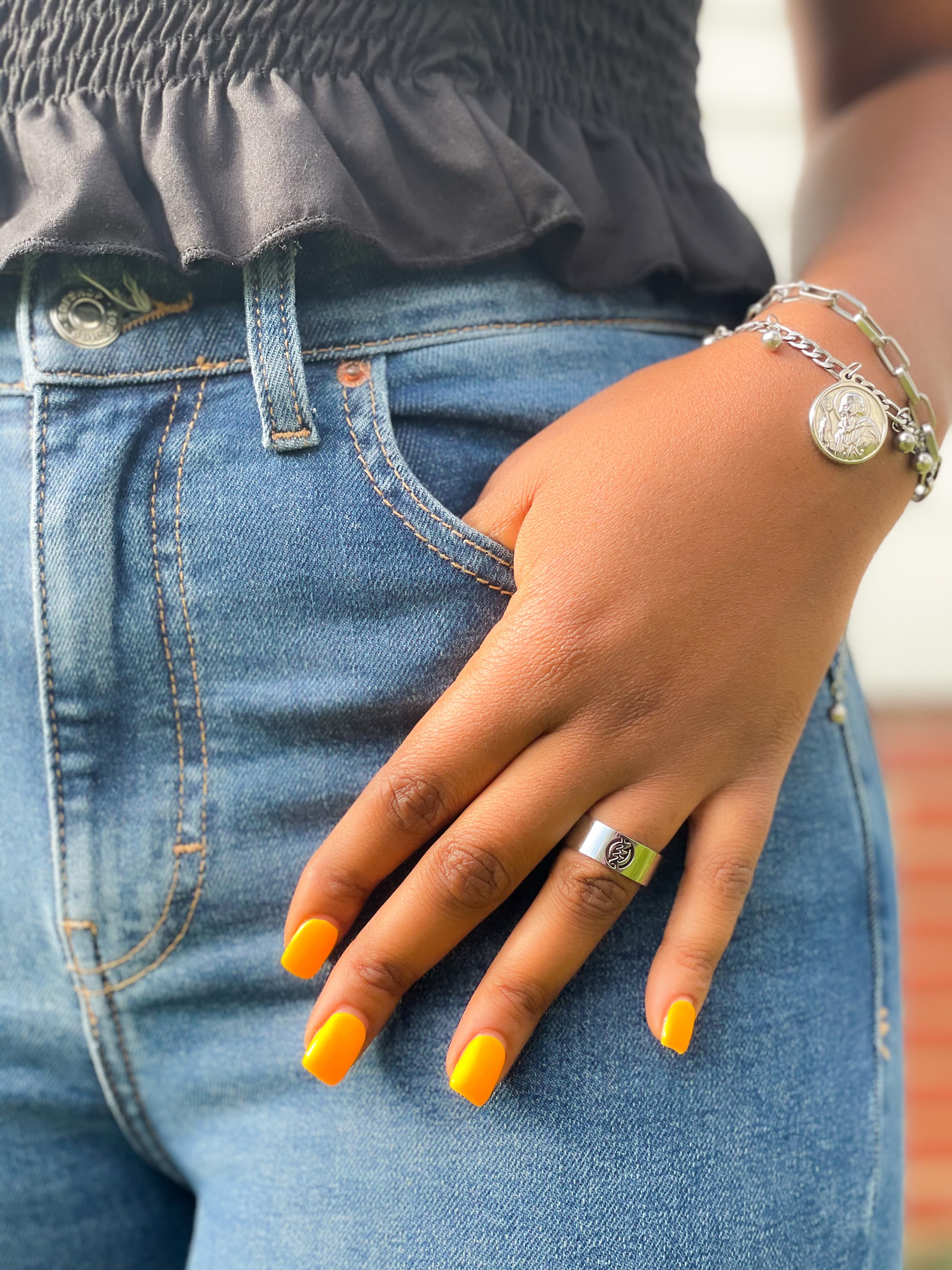 Gye Nyame Ring, Except God Ring for Women, Adinkra Ring, Gift for Her ...