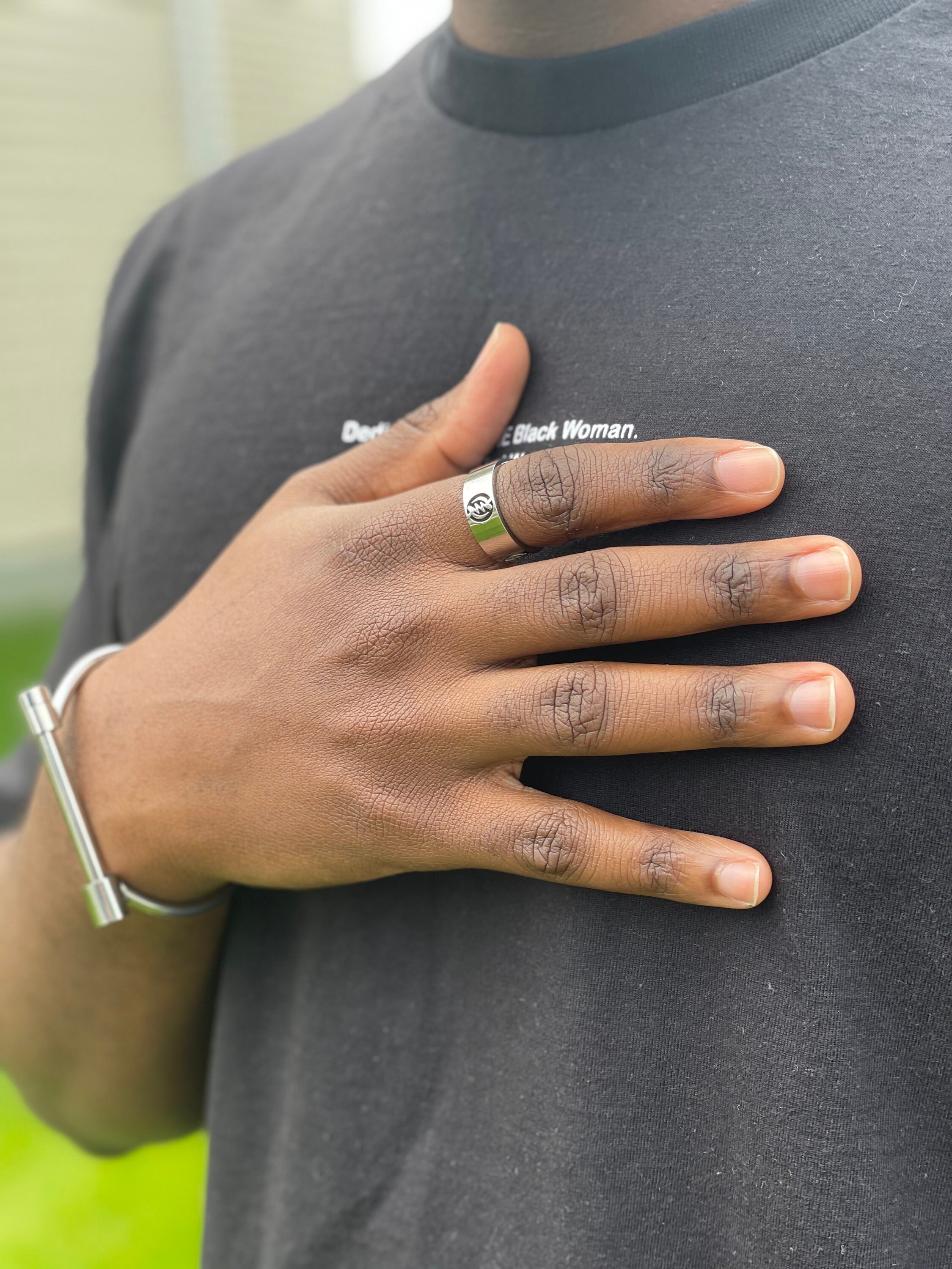 Gye Nyame Ring Adinkra Ring for men Ghanaian Akan | Etsy