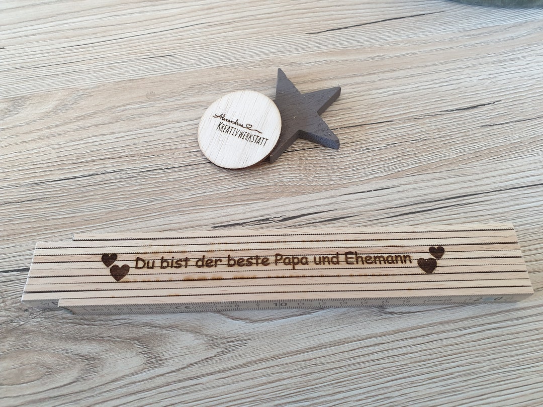 Meter Stick/folding Rule With Personal Engraving Individually ...