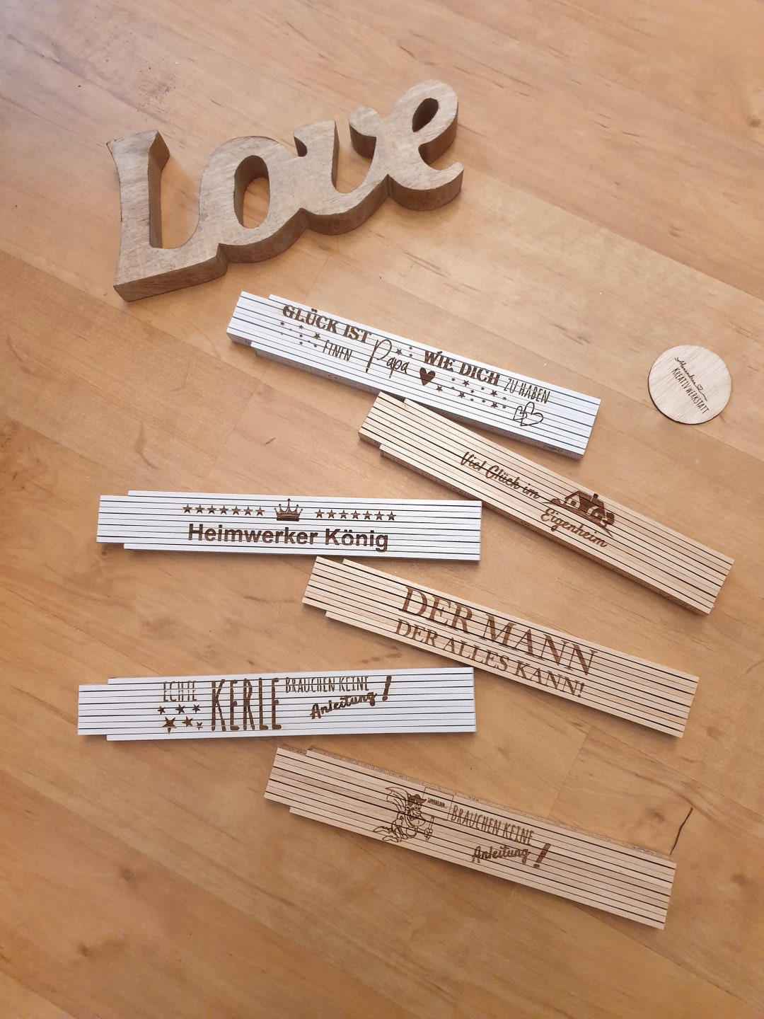 Meter Rule/ruler With Personal Engraving, Individually Customizable ...