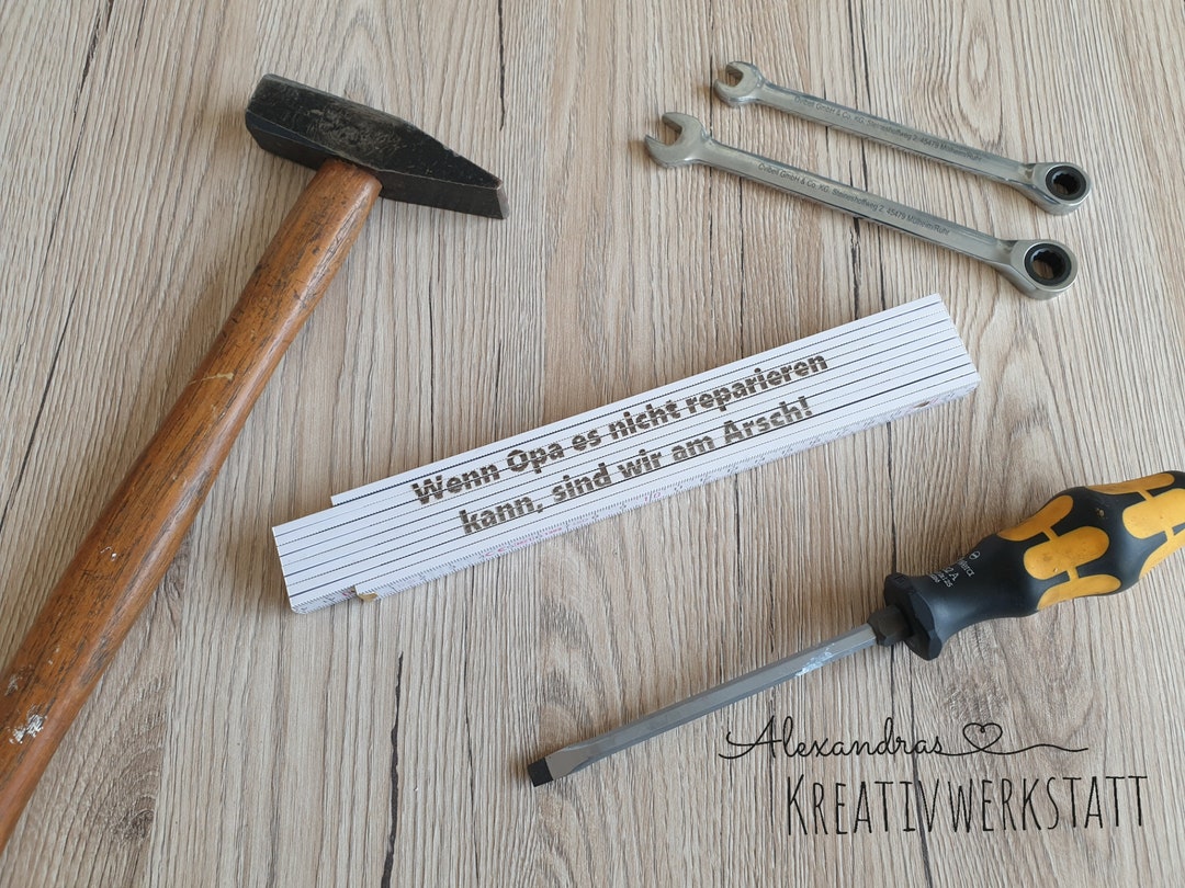 Meter Rule/ruler With Personal Engraving Can Be Individually ...