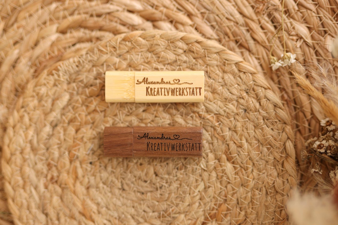 Personalized USB Stick, Logo, Wedding, Individual Laser Engraving ...