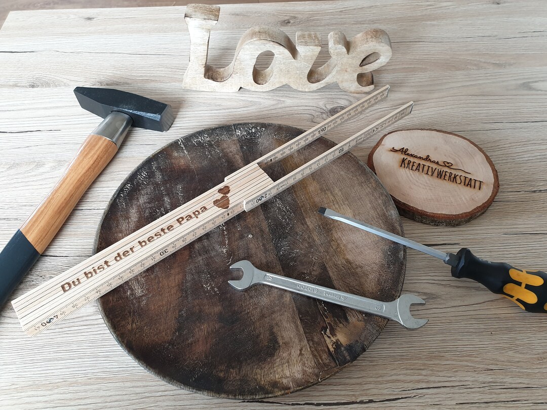 Meter Stick/folding Rule With Personal Engraving Individually ...