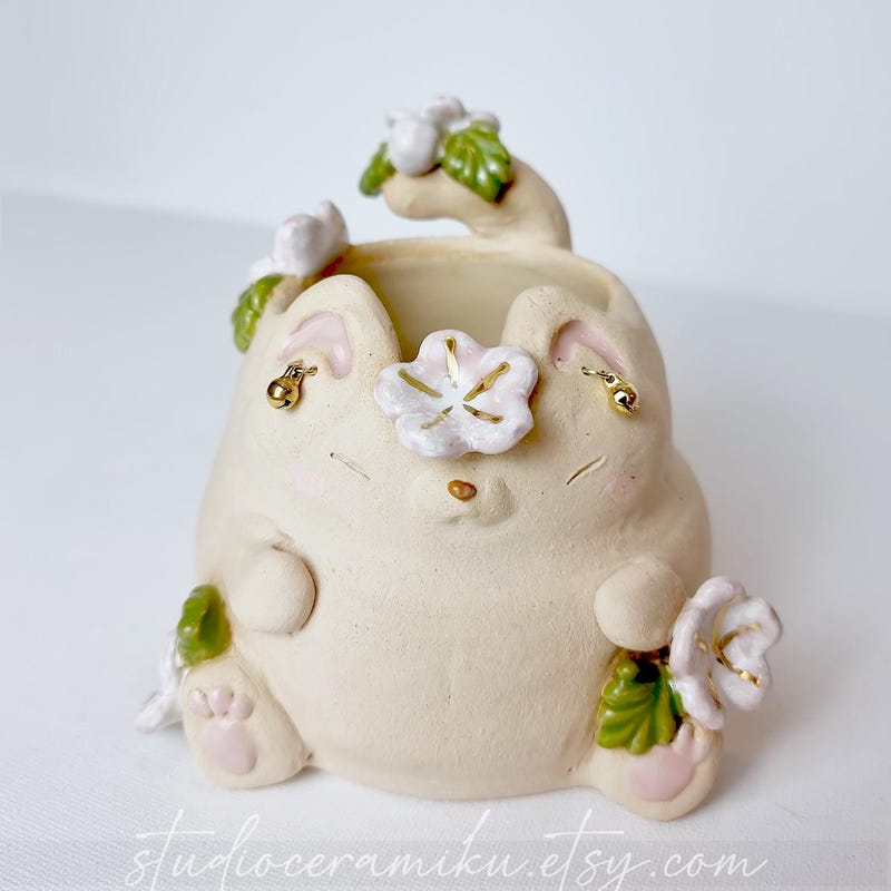 Ceramic Pen Holder - Etsy