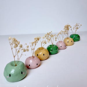 Ceramic Junimo Figurines Stardew Valley Pink Junimos Sculpture Game Fan ...