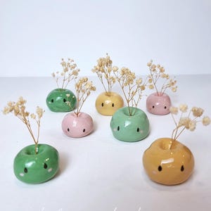 Ceramic Junimo Figurines Stardew Valley Pink Junimos Sculpture Game Fan ...
