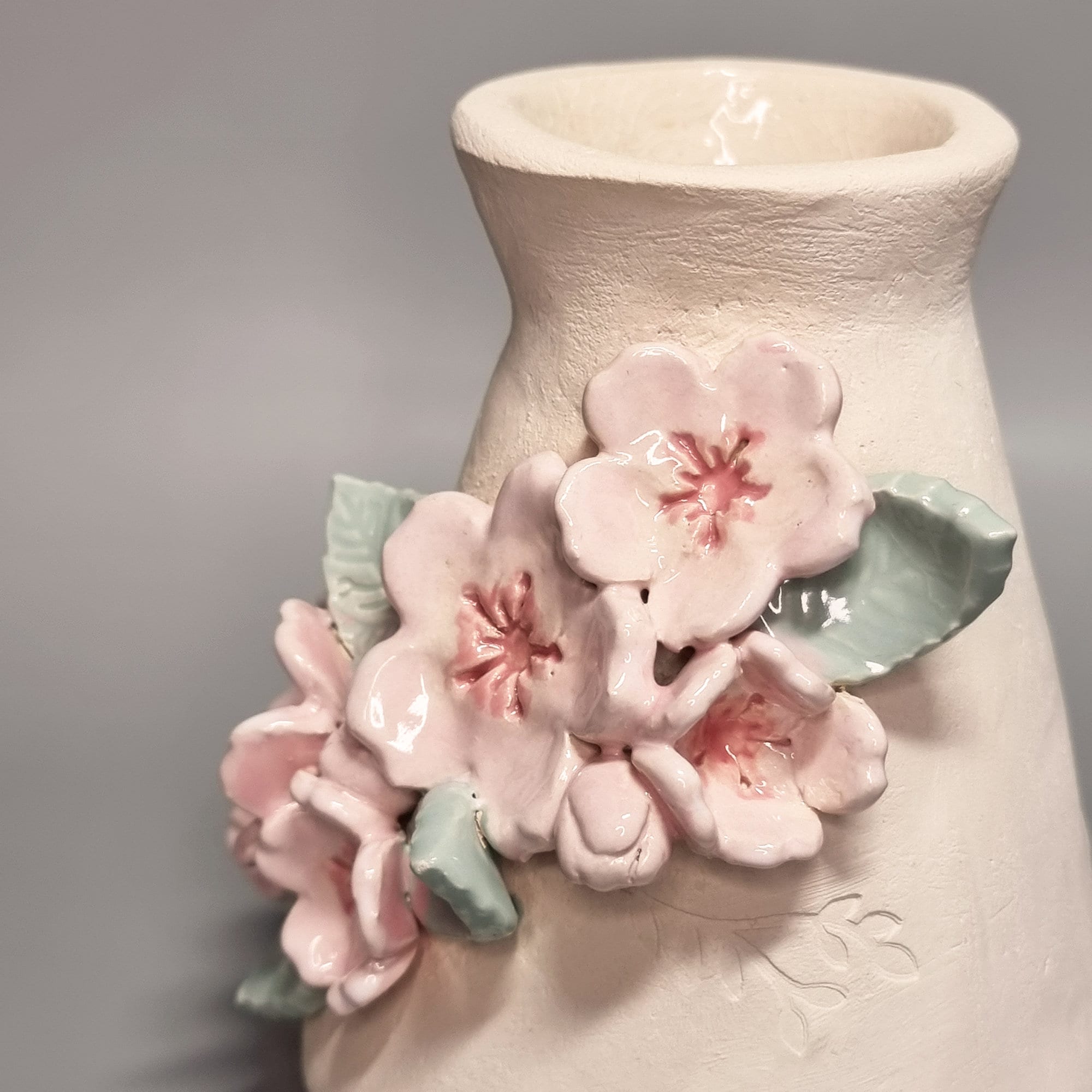 Cherry Blossom Vase Dry Flower Ceramic Handmade - Etsy
