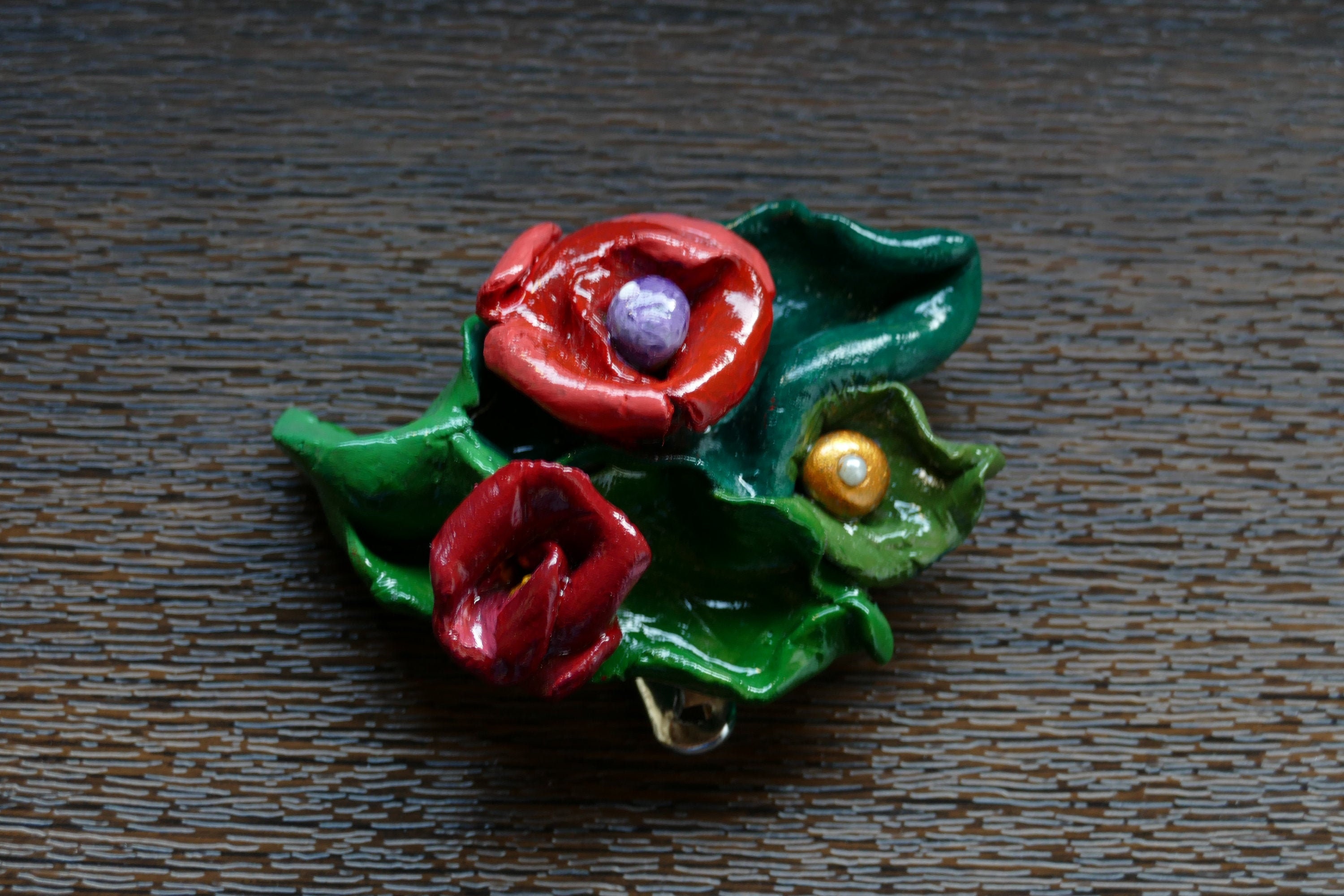 Belle broche faite à la main unique | Etsy